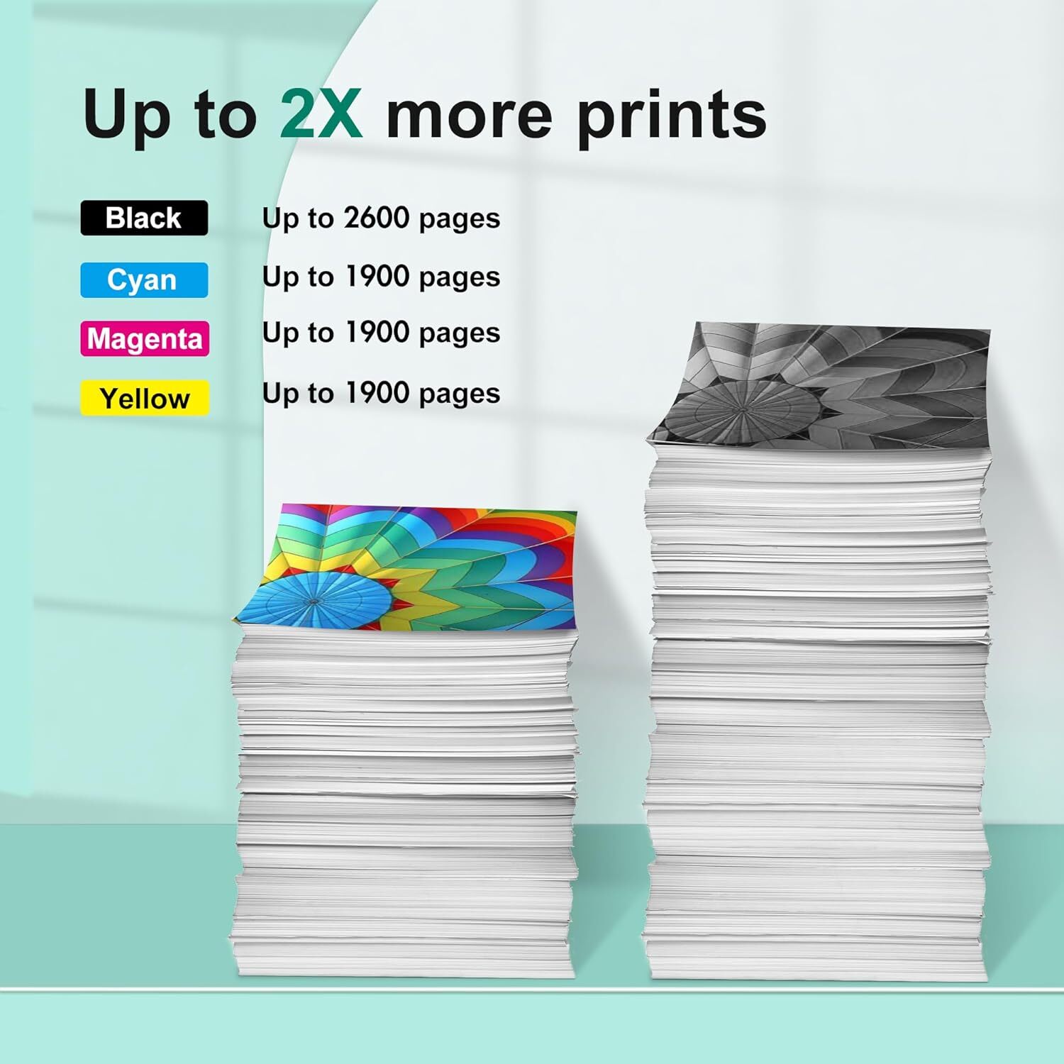 5 Pack Printer Ink Cartridges 802 802XL for Epson WorkForce Pro WF-4730 ...