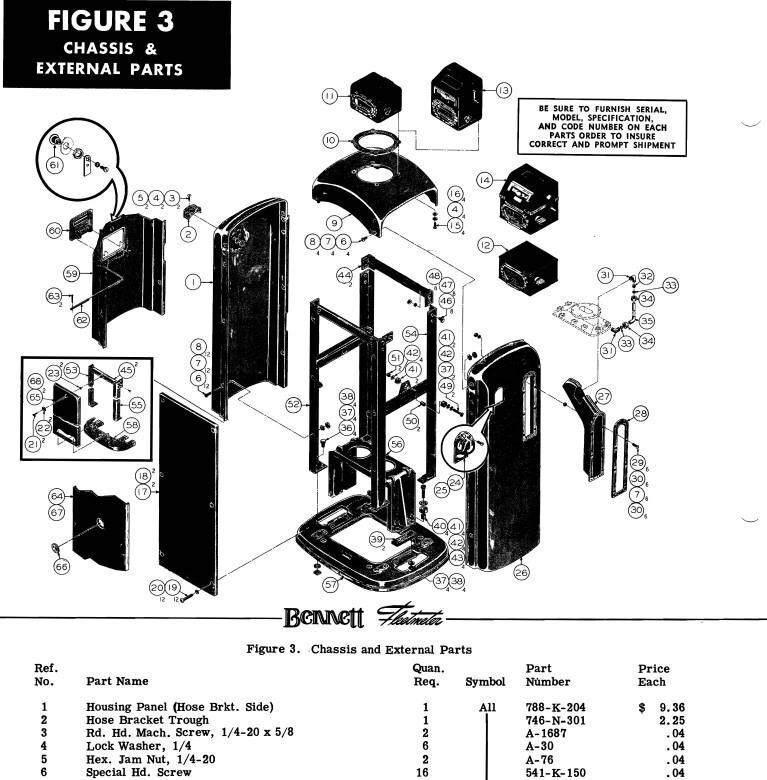 Bennett Model 788 789 Gasoline Pump illustrated Factory Parts List | eBay