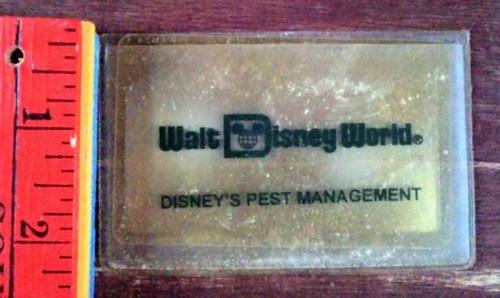 Walt Disney World Cast Member Pest Management Magnifying Sheet | eBay