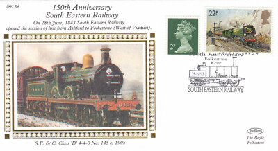 (136616) South Eastern Railway Ashford Benham R4 Cover Folkestone 1993 ...