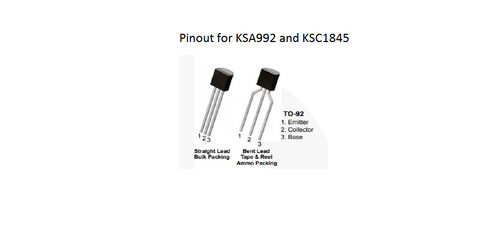 KSA992 + KSC1845 complimentary pair transistor combo 20pcs | eBay UK