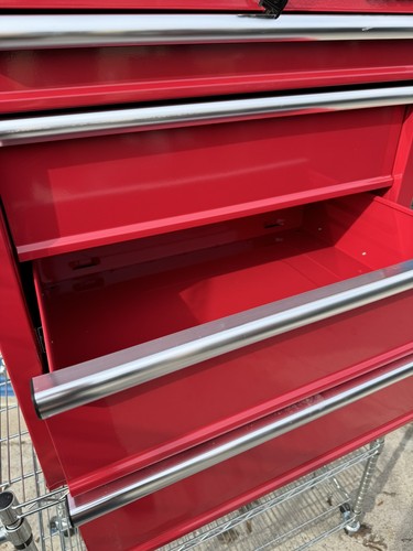 Kobalt 26.7-Inches W x 33” H 4 -Drawer Steel Rolling Tool Cabinet ( Red ...