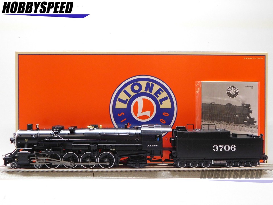 LIONEL SANTA FE LEGACY MOUNTAIN 4-8-2 #3706 STEAM ENGINE O GAUGE ...