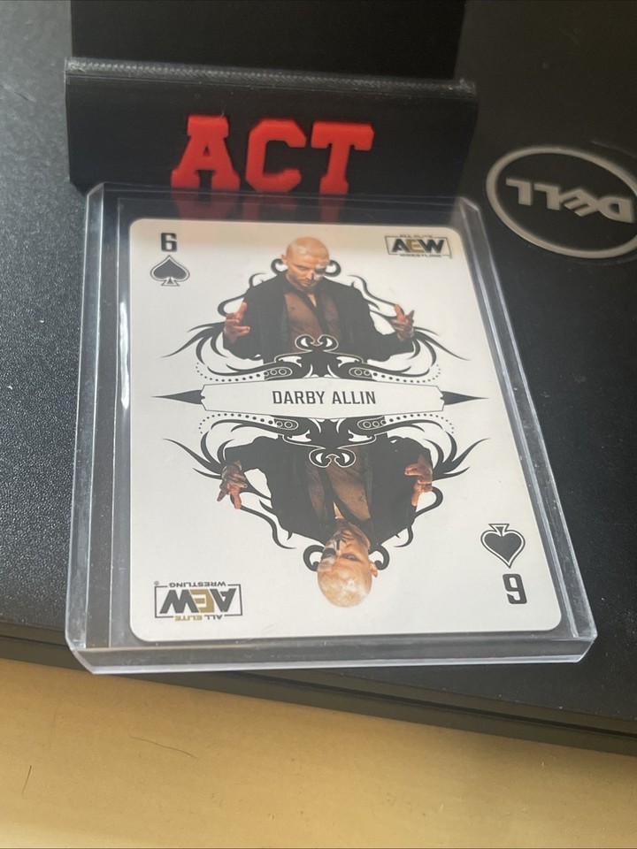 2023 AEW - Double or Nothing Playing Cards Darby Allin 6 Spades | eBay