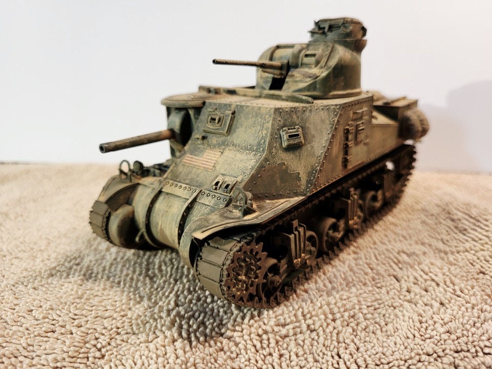 BUILT 1/35 WW2 US ARMY M3 LEE TANK PRO BUILT | eBay