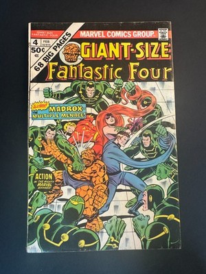 Giant-Size Fantastic Four #4 - 1st App Multiple Man (Marvel, 1975) Fine ...