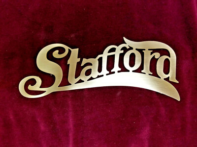 Stafford Automobile Brass Radiator Script 1911 - 1915 | eBay