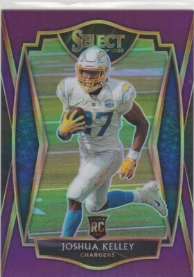 2020 Panini Select Purple Prizm #179 Joshua Kelley #/75 048-G | eBay