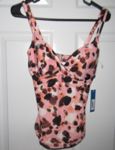 NWT New BIRDSONG Swim Tank Top Underwire Sz 32DDD Tankini Adjust Strap ...