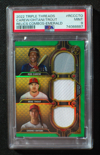 2022 Topps Triple Threads - Triple Threads Relic Combos Emerald #RCC ...