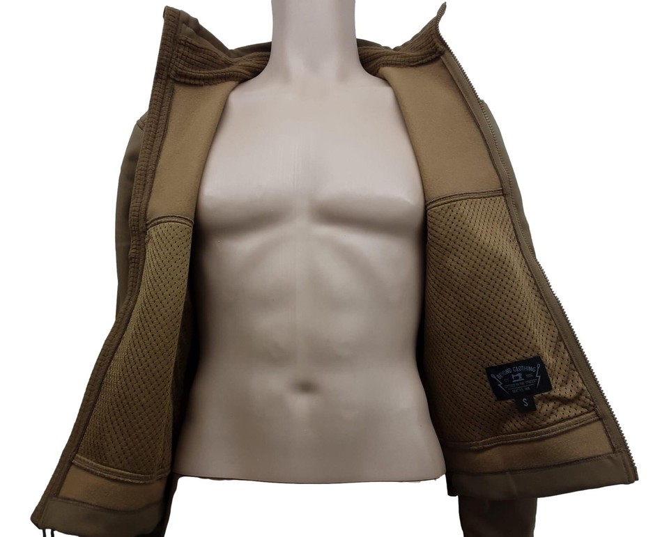 Coyote Softshell Fleece Lined Jacket - Beyond Clothing A5 Level 5 Cadre ...