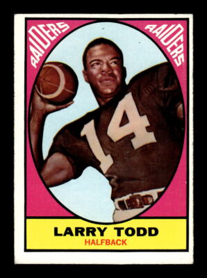 1967 Topps Football #108 Larry Todd Oakland Raiders | eBay