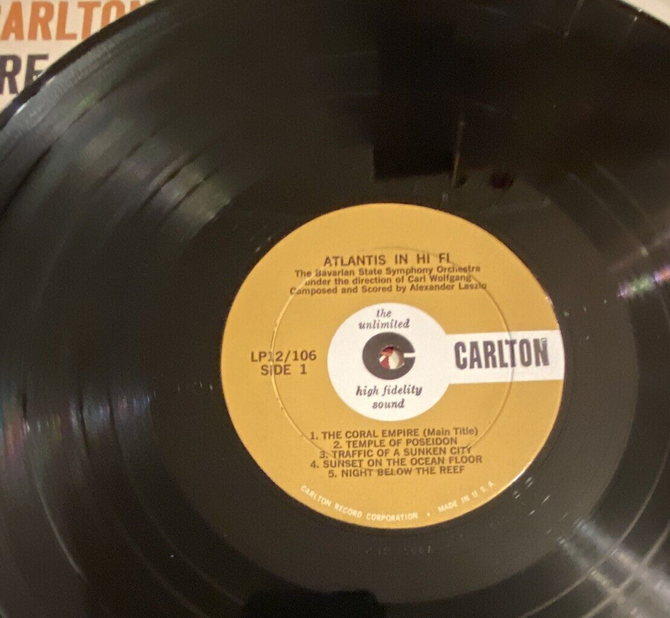 ATLANTIS IN HI-FI Alexander Laszlo OST Rare Hollywood Film Soundtrack ...