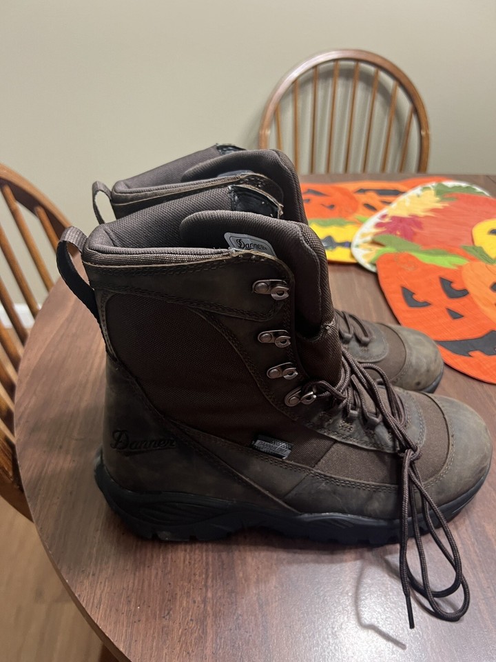 Danner Element Mens Brown Leather 8in WP Hunting Boots | eBay
