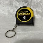 Stanley FATMAX 6 ft. x 1/2 in. Keychain Pocket Tape Measure, FAST ...