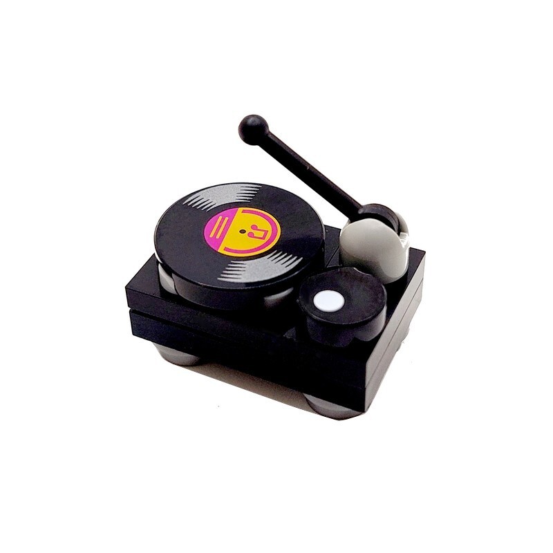 LEGO® Vinyl Record Player Turntable Minifigure Music Furniture ...
