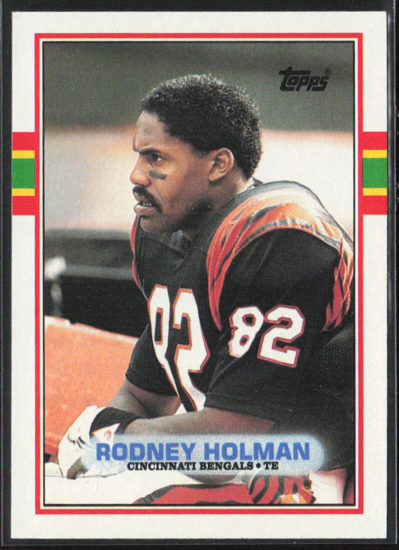 1989 TOPPS #32 RODNEY HOLMAN CINCINNATI BENGALS RC | eBay