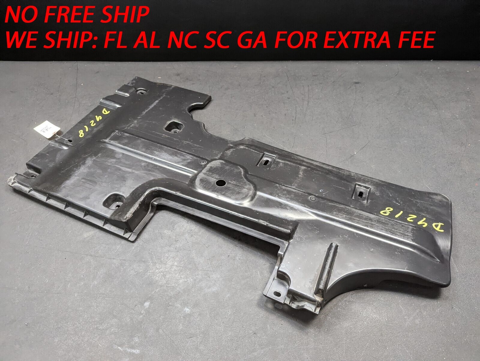 Rear Right Pass. Floor Under Cover Shield 2016 Dodge Charger 57010352AH ...