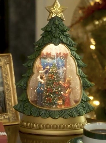 Holiday Traditions Illuminated Glitter Tree Valerie Decor Christmas ...