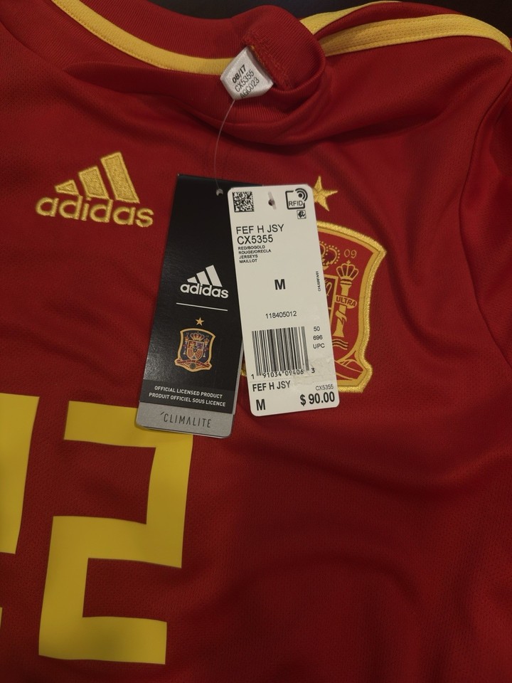 Spain Isco Home Jersey 2018 | eBay