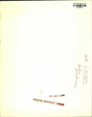 1989 Press Photo Film producer Art Linson relaxing at his Santa Monica ...