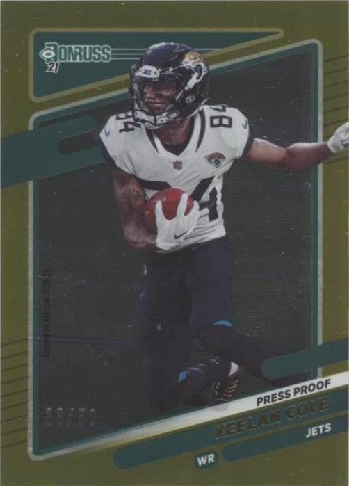 2021 Panini Donruss - Keelan Cole #136 Press Proof Gold /50 for sale ...