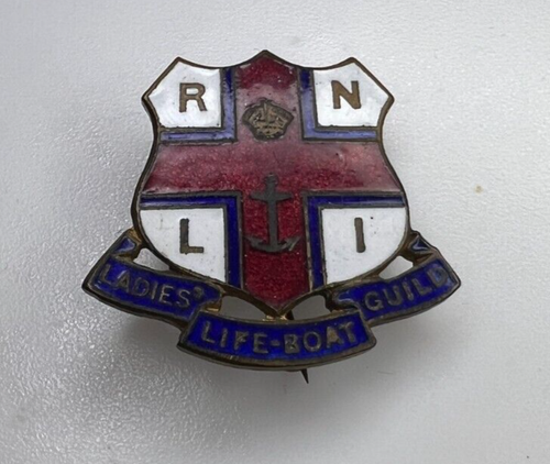 RNLI Ladies Lifeboat Guild Enamel Pin Badge 30 x 32 mm | eBay