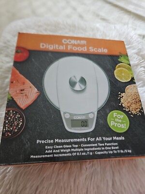 NEW Conair Professional Digital Food Scale CNF130 11Ib Capacity | eBay