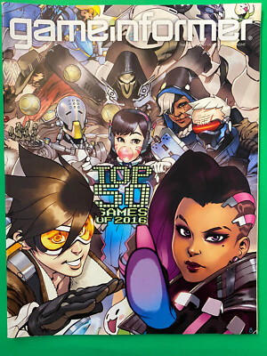 Game Informer Magazine Gaming 286 Top 50 Games Of 2016 | eBay