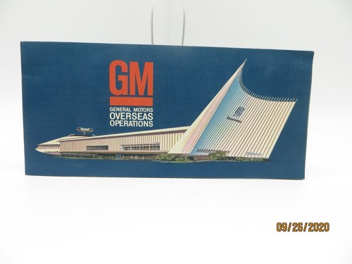 Vintage GM Overseas Operations Brochure 1960's | eBay