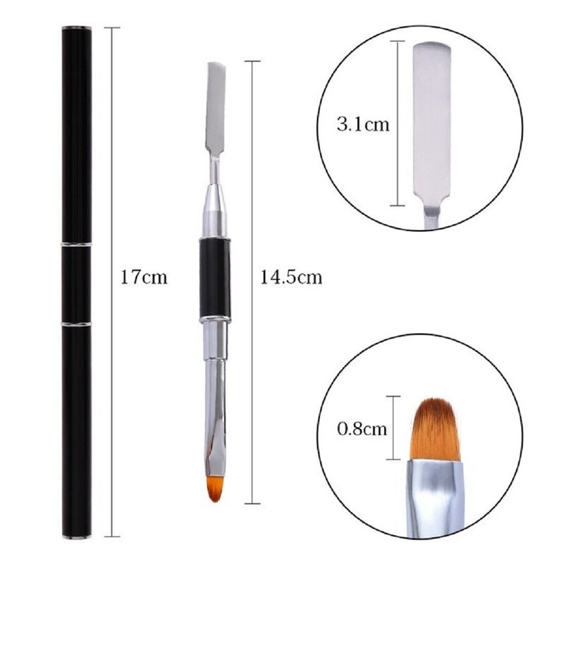 Poly gel Nail Kit DIY 10 PCS SET Poly Builder Acrylic Art UV Lamp Glue ...