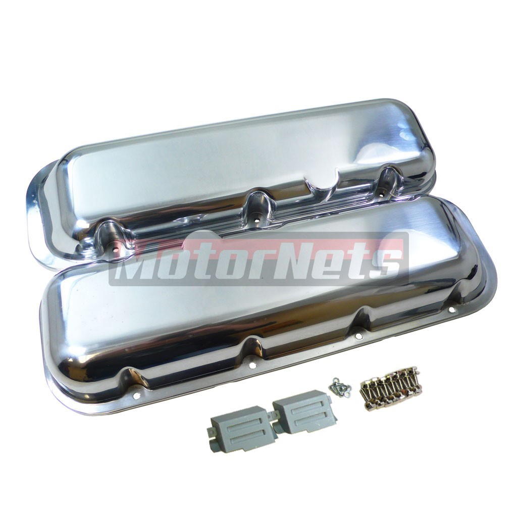 BBC Big Block Chevy Short stock No Hole Polish cast Aluminum Valve ...