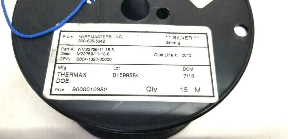 M22759/11-16 16 Gauge MIL-W-22759/11 | SAE AS22759/11 Cable 15Meters | eBay