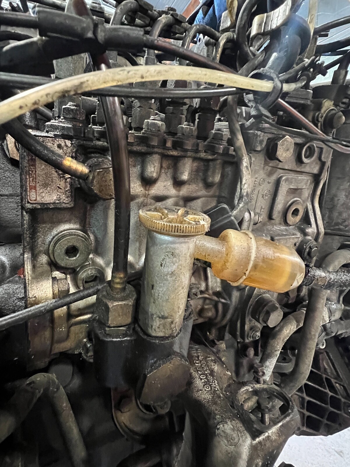1979-1985 Mercedes 300SD W126 Complete 3.0L 5 Cyl Turbo Diesel Engine ...
