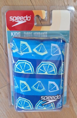 Speedo Kids Begin to Swim Fabric Arm Bands Ages 2-12 Capri Blue/Green ...