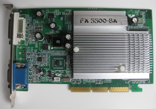 Nvidia Geforce FX5500-D256H / 256MB / DDR / AGP | eBay.de