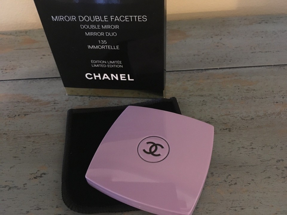 Bnib Chanel Compact Mirror Duo Immortelle Purple Miroir Double Facettes ...