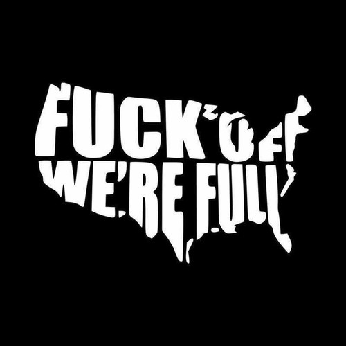 F*** Off Were Full Funny 6 inch Vinyl Decal | eBay