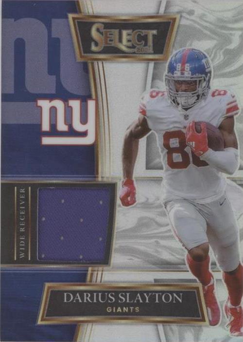 2021 Panini Select - Select Swatches Darius Slayton #SS-DSL /99 (MEM ...