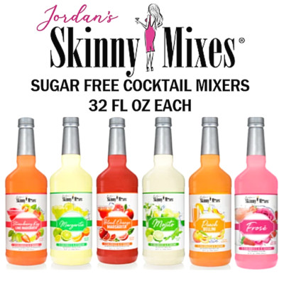 BULK DISCOUNTS 32oz SUGAR FREE COCKTAIL MIXERS by Jordans Skinny Syrup ...