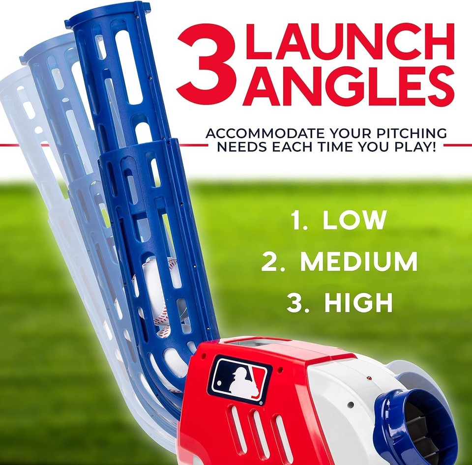 Pitching Machine Baseball Softball Jugs Combo Pitch Batting Balls ...