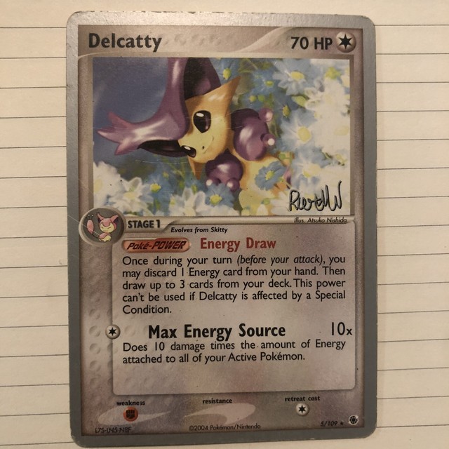 Pokémon TCG Delcatty EX Ruby and Sapphire 5/109 Holo Holo Rare for sale ...