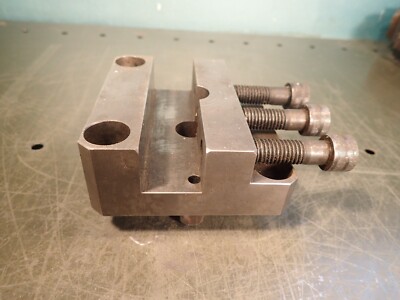 CNC OD Turning Tool Holder Block: 87mm x 80mm Bolt Pattern / 70mm Round ...