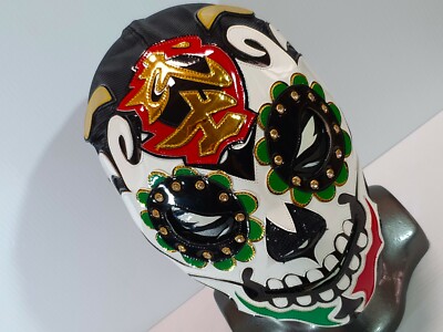 BUSHI WRESTLING MASK WRESTLER MASK JAPAN DAY OF DEAD MASK マスク プロレス 日本 ...