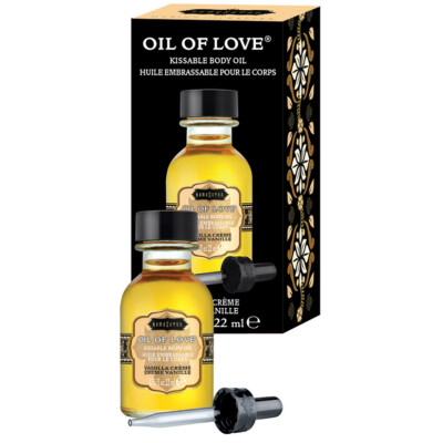 KAMA SUTRA OIL OF LOVE KISSABLE BODY OIL - VANILLA CREME 0.75 oz (22ML ...