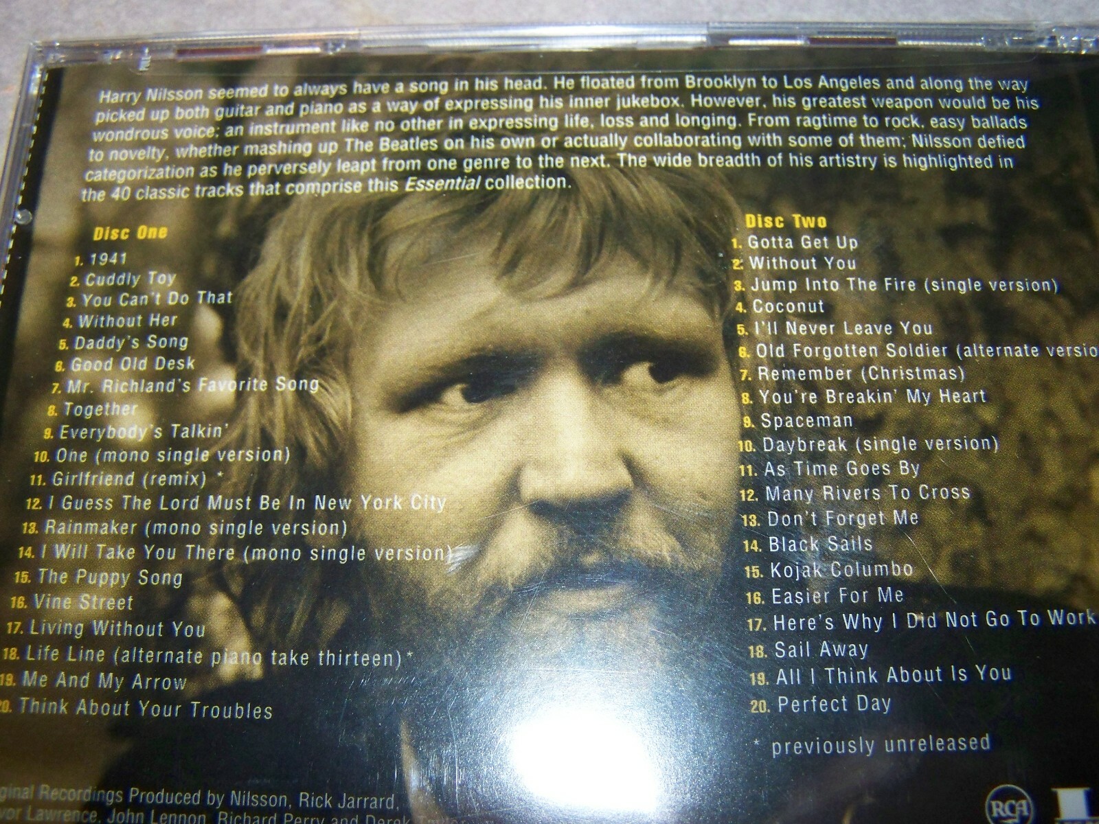 THE ESSENTIAL NILSSON U.S 2 CD SET OF HARRY NILSSON SET IS BRAND NEW | eBay