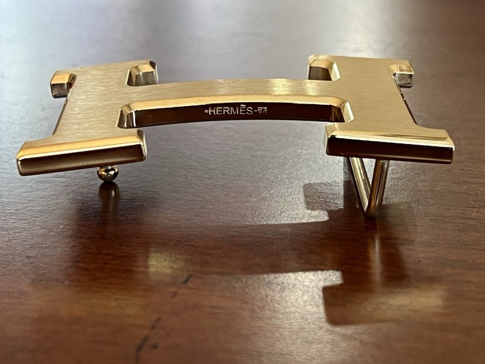 Hermes 38MM Constance Gold H Belt Buckle (Excellent) | eBay