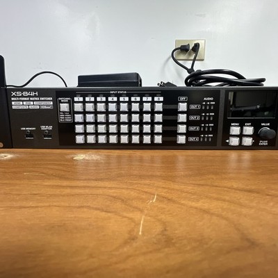8-in x 4-out Multi-Format AV Matrix Switcher Roland XS-84H with 2 CAT ...