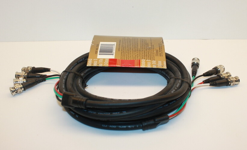 4 BNC to 4 BNC Video Cable Ferrite Core 20ft Premium High Resolution | eBay