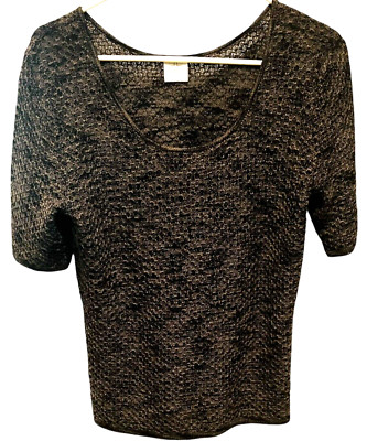 db Life Women's Charcoal Grey Short Sleeve Top - Size Women's Medium | eBay